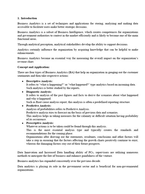 Fundamentals Of Big Data And Business Analytics Pdf Predictive