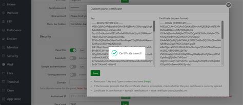 how to secure aapanel dashboard aapanel free hosting control panel