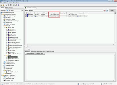 Creation Date Of Sas User Id From Sas Metadata Sas Support Communities