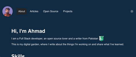 Build Portfolio Website With React And Chakraui Muhammad Ahmad