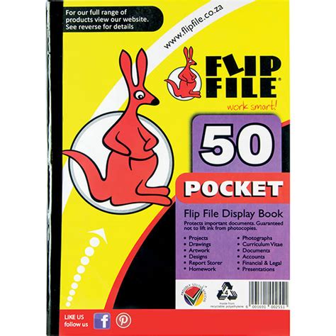 Flip File 50 Pocket File Splendit