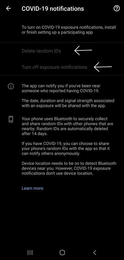 How To Turn Off Covid 19 Exposure Tracking And Notifications On Android