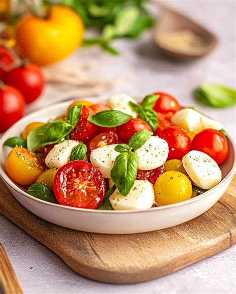 Tomate Mozzarella Salat Ein Einfaches Rezept Genießen Gourmetideen