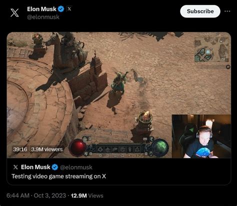 улучшает функцию прямых эфиров Илон Маск лично провёл игровой стрим на 30 минут сыграв в