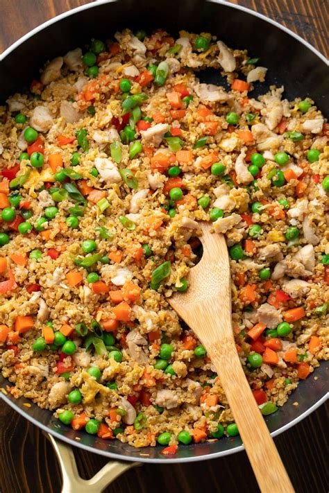 Chicken Quinoa Fried Rice Peas And Crayons