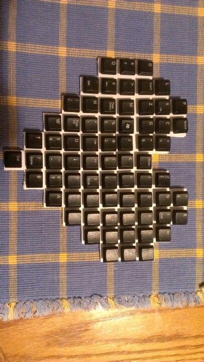 Diy Heart Keyboard Craft