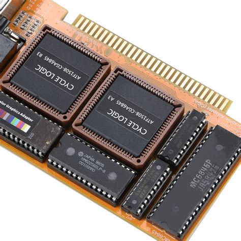 New Cga Graphics Vintage Card 16kb 6845 Color Graphic Adapter Isa For Ibm Pc Ebay