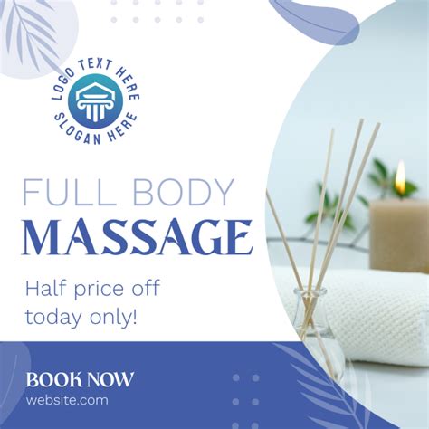 Massage Promo Instagram Post Brandcrowd Instagram Post Maker