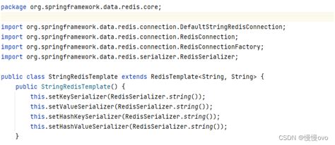 在springboot中操作redis数据库之stringredistemplatespringboot Stringredistemplate Csdn博客