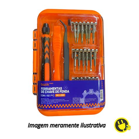 Kit Chaves Ferramentas Bazik WU 288 SmartProjects Brasil Componentes Eletrônicos Arduino
