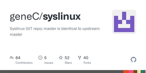 Github Genecsyslinux Syslinux Git Repo Master Is Identical To