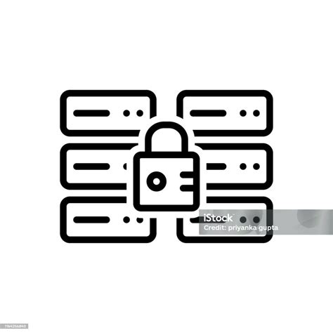 Secure Database Stock Illustration Download Image Now Computer Part Data Database Istock
