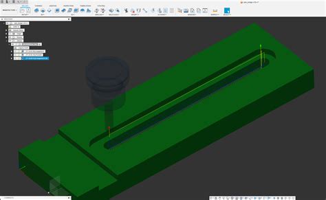 3d Adaptive Not Clearing Lower Slot Autodesk Community