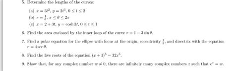 Solved Write Three Different Sets Of Parametric Equations Chegg