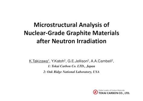Pdf Microstructural Analysis Of Nuclear Grade Graphite