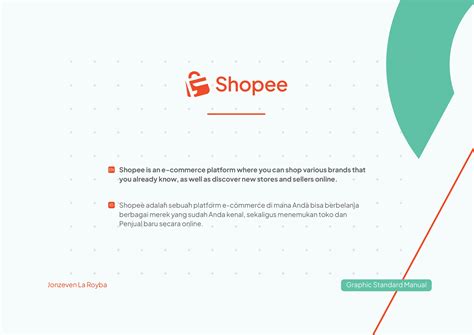 Rebranding Shopee Logo Graphic Standard Manual Behance