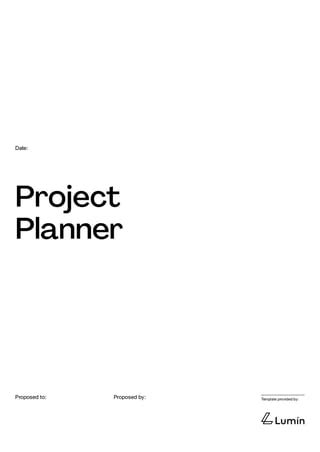 Project Planning Template Edit Online For Free With Lumin
