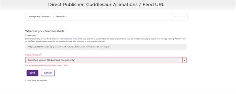 Direct Publisher Json Feed Using Amazon S3cloudfr Roku Community