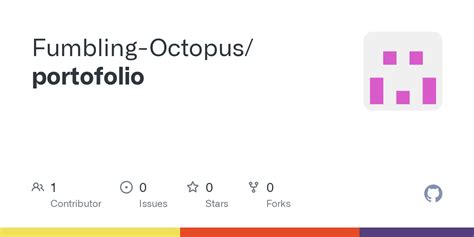 Github Fumbling Octopusportofolio