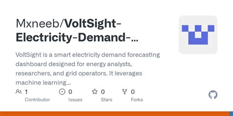 Github Mxneeb Voltsight Electricity Demand Forecasting Voltsight Is A Smart Electricity