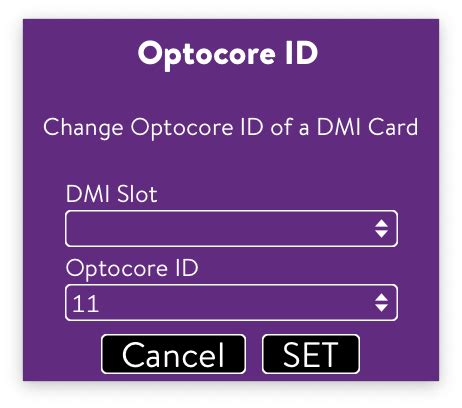 DMI Cards Update Settings KLANG DMI Cards Update Settings KLANG