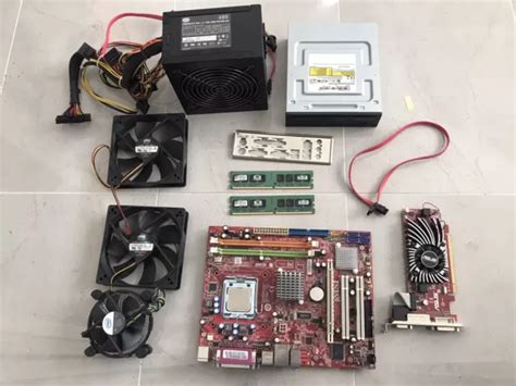 Vintage Intel Dual Core Cpu Motherboard And Parts Lot Picclick Au