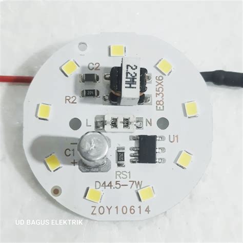 Jual Pcb Led Ac Trafo 7w 220v Dob Acr Ukuran Pcb Lebar 44 5mm Shopee Indonesia