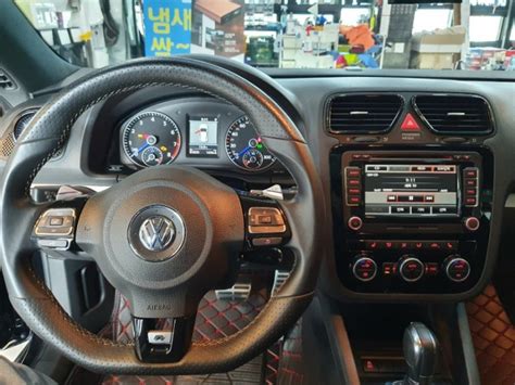 폭스바겐 Vw 시로코 R Line 업그레이드 제주 안드로이드 올인원 전문점 방문기 네이버 블로그