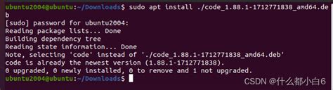 ubuntu安装vscode ubuntu下载vscode csdn博客