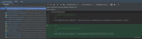 IDEA中 Git 的 Local Changes 不见了的问题 localchanges不显示数据 CSDN博客