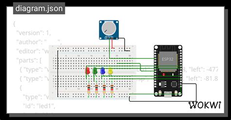 Potentiometer Board Wokwi Esp32 Stm32 Arduino Simulator