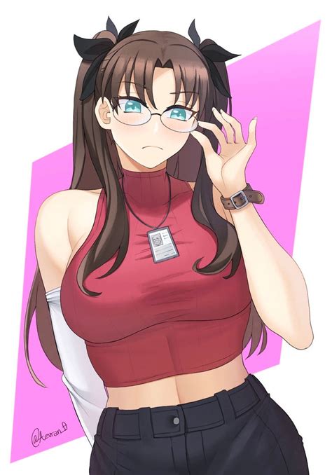 Rin Tohsaka By Azurandraw On Deviantart Rin Tohsaka By Azurandraw On Deviantart