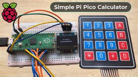 Simple Calculator Using Keypad Oled And Raspberry Pi Pico