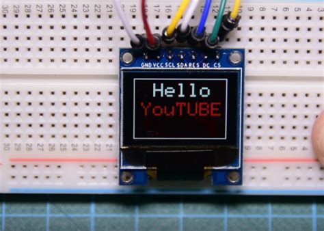 Color Oled Ssd1331 Display With Arduino Uno Electronics Lab
