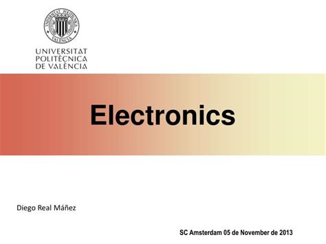 PPT Electronics PowerPoint Presentation Free Download ID 3461127