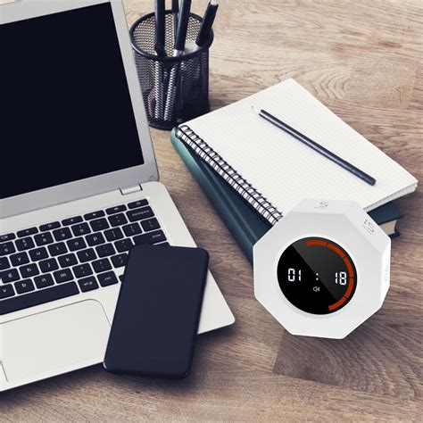 Ikoopy Octagon Pomodoro Timer Clock Octagonal Gravitational Flip Focus Productivity Timer Cube 1