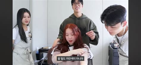유명 미용실 원장도 처음본다는 순수하게 머리색이 빨간 한국인 누나 ㄷㄷㄷ  유머 움짤 이슈 에펨코리아