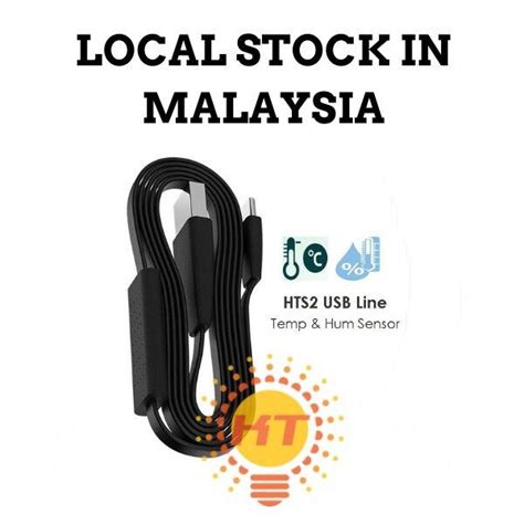 Broadlink HTS2 Temperature Humidity Sensor USB Cable Lazada