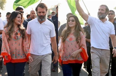 After Pooja Bhatt Actress Riya Sen Joined Congresss Bharat Jodo Yatra Photos Went Viral