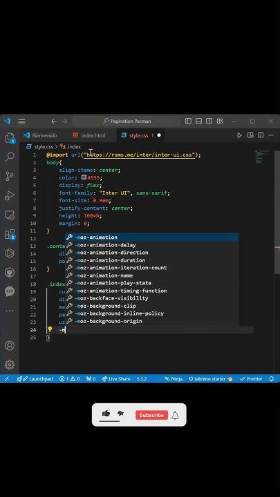 Pagination Pac Man Html Css Javascript Coding Code Desarrolloweb Developer Develpment