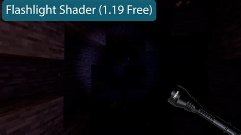 Minecraft Flashlight Shader 1 19 Showcase Youtube