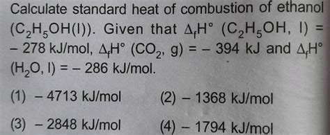 Given the following C s O2 g CO2 g Δ H 394 kJ mol 2H2 g