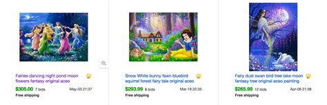 Bridget Voth Top Sold Paintings On Ebay Spudart