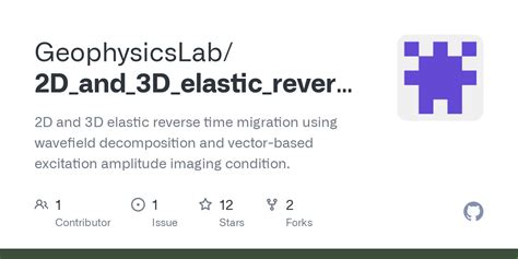 github geophysicslab 2d and 3d elastic reverse time migration 2d and