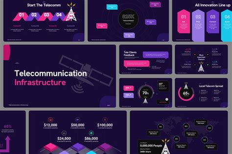 Telecommunication Infrastructure Keynote Incl Presentation And Key Envato