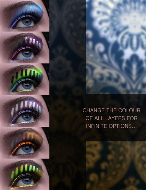 Nude Metallics Eyeshadow Builder Genesis Merchant Resource Daz D