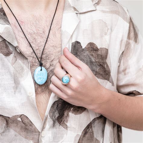 Larimar Mens Rings The Larimar Shop® Dominican Republic Jewelry
