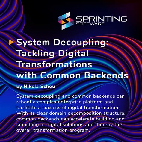System Decoupling Tackling Digital Transformations With Common