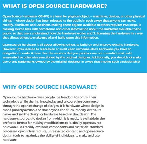 Oshwa Certification De Lélectronique Open Source Arfyz Tranche Du Net