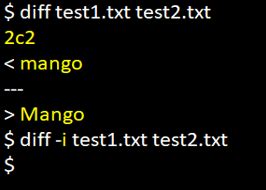 Linux Diff Command How Diff Command Works In Linux